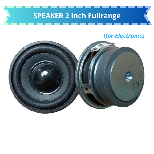 Jual Speaker 2 inch 4 ohm 3 Watt fullrange Hitam Tanpa Kuping | Shopee Indonesia