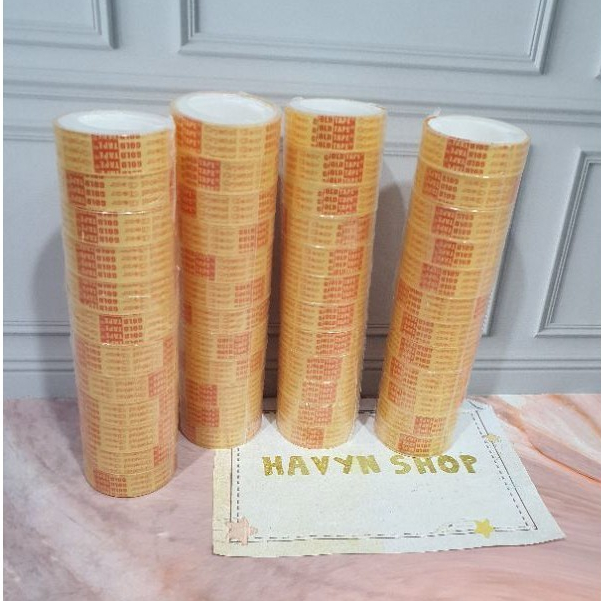 Jual (12pc) isolasi kecil BENING/SOLATIF/SOLASI / Isolasi 1/2 inch x 7 ...