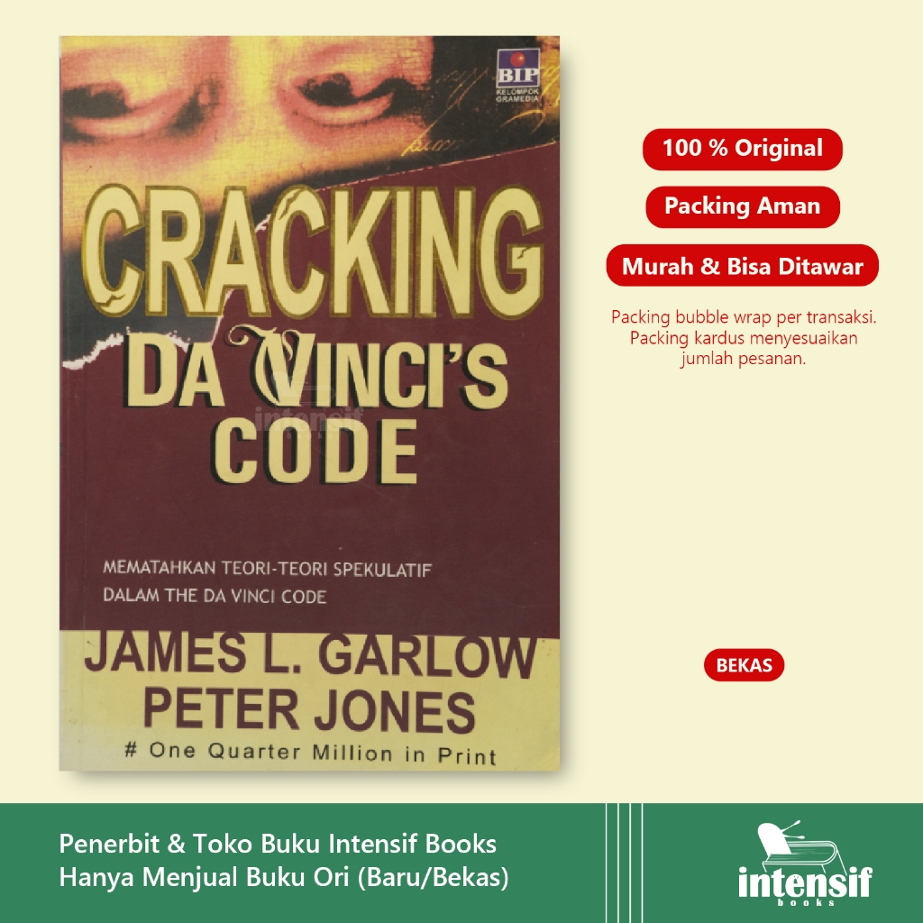 Jual Cracking Da Vinci Code: Mematahkan Teori Spekulatif The Da Vinci Code - Buku Sejarah ...