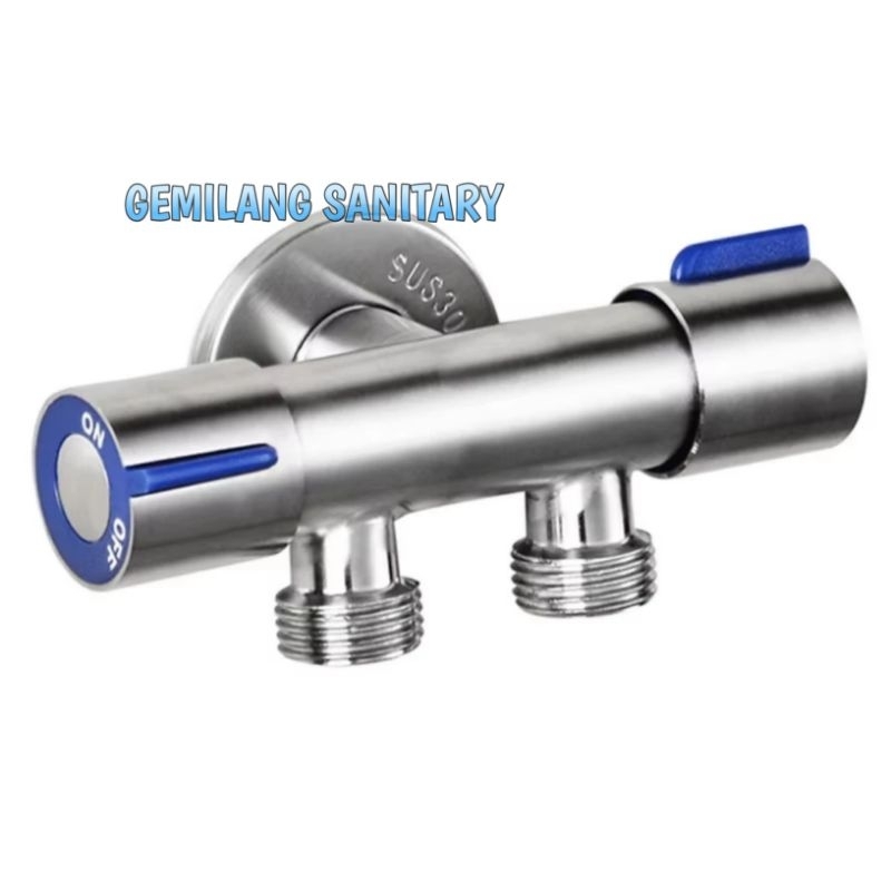 Jual STOPKRAN CABANG STAINLESS SUS 304 | Shopee Indonesia