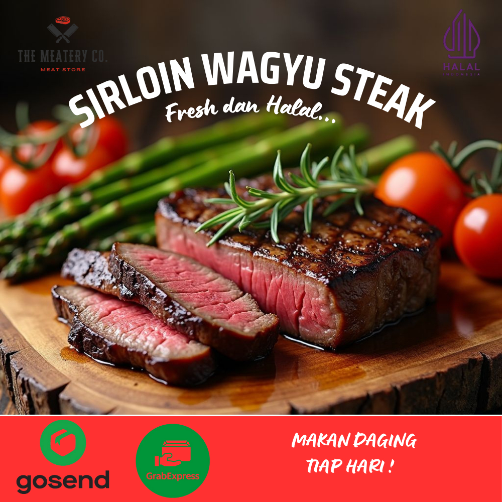 Jual Sirloin Wagyu Meltique Premium Steak Prime Cut Sirloin 500 gr ...