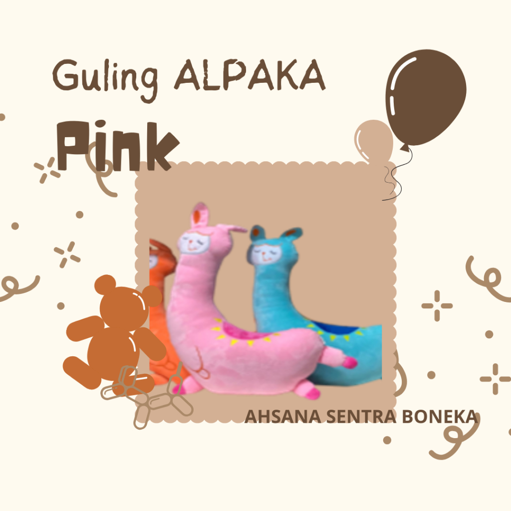 Jual Guling Alpaka Pink Ahsana Sentra Boneka jb 9 | Shopee Indonesia