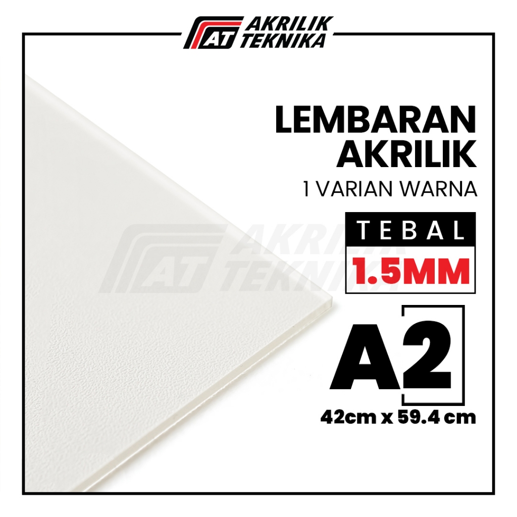 Jual Lembaran Akrilik A2 1.5mm / Acrylic Sheet Clear / Akrilik Bening ...
