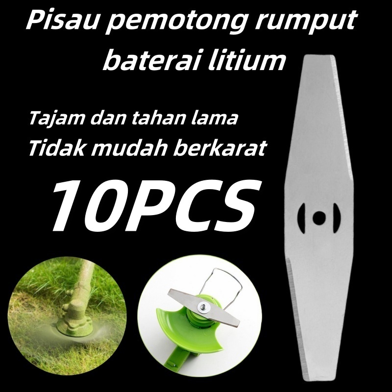 Jual 10Pcs pisau mesin potong rumput pemotong rumput listrik pisau ...