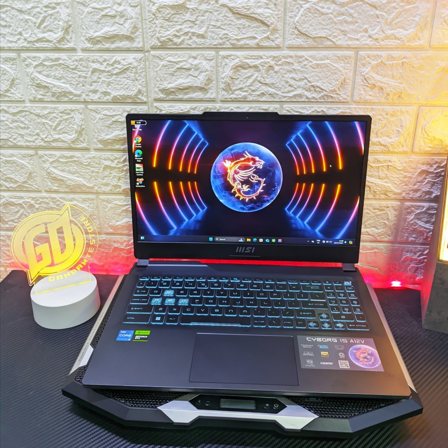 Jual MSI Cyborg 15 A12UCX Gen 12 RTX 2050 512 GB SSD NVMe Fullset Like ...