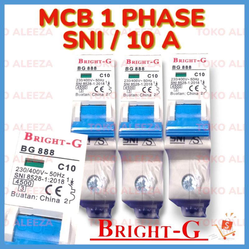 Jual Sekring / MCB 10A / SNI / Original BRIGHT-G | Shopee Indonesia