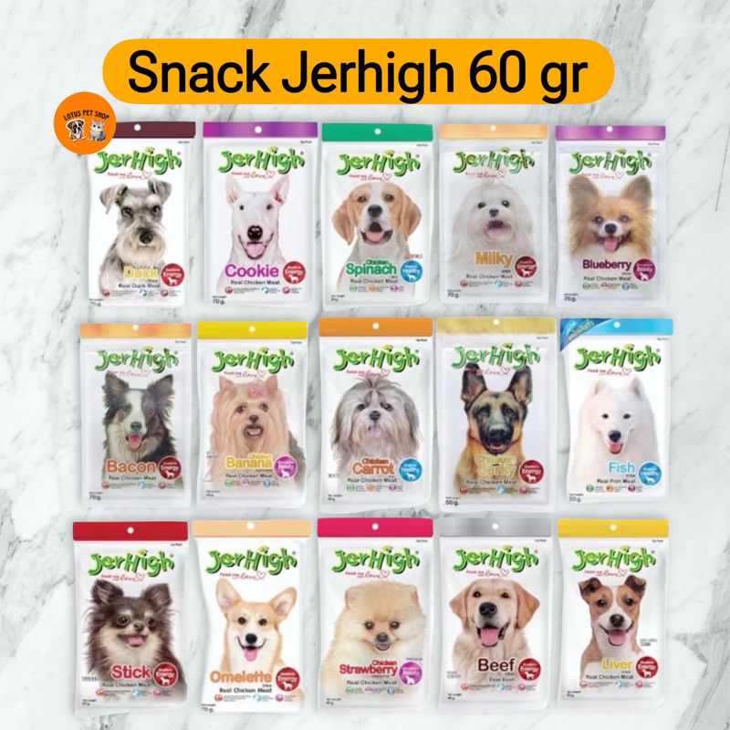 Jual Snack jerhigh 60 gram Cemilan Anjing Jerhigh Dog Treats | Shopee ...