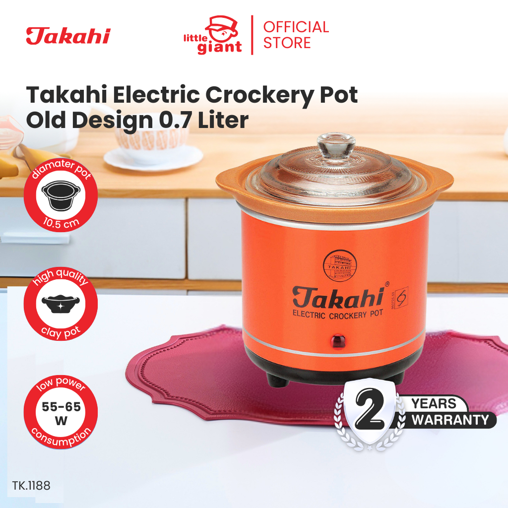 Jual Takahi Electric Crockery Pot 0.7 L Old Design | Slow Cooker MPASI ...