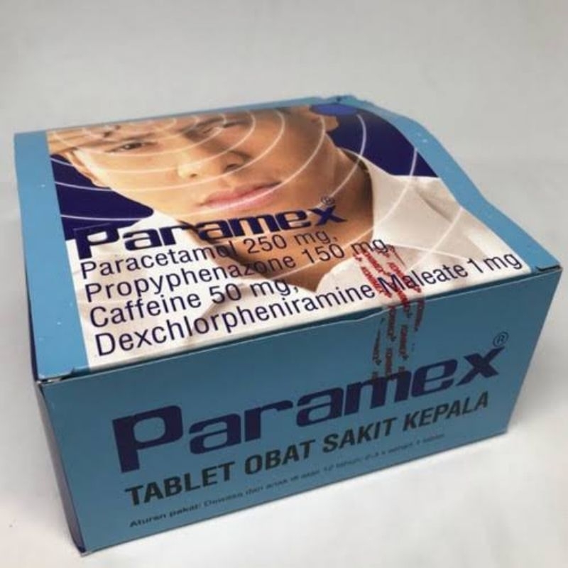 Jual PARAMEX 1 BOX -paramex biru. sakit kepala, nyeri otot dan gigi. 1 ...