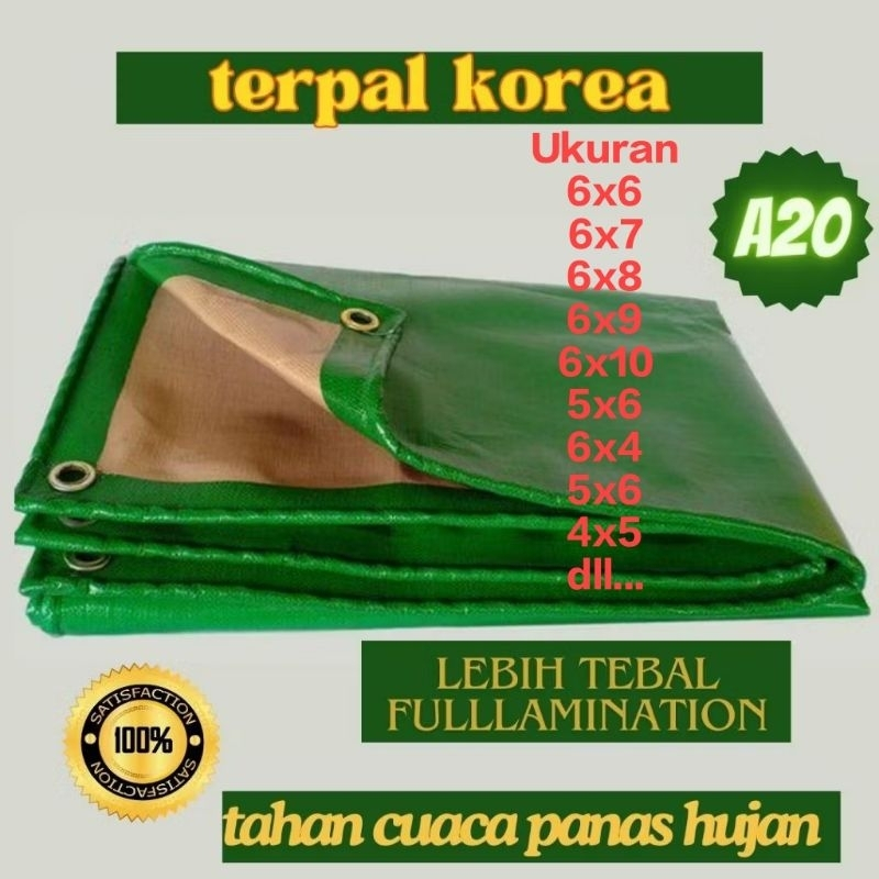 Jual TERPAL A20 ARMI UKURAN 6x6 6x7 6x8 6x9 untuk panggung tenda anti ...