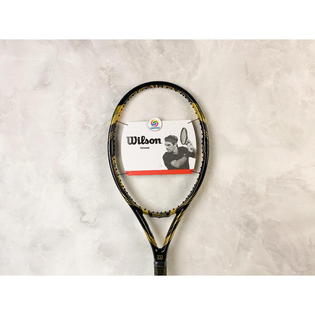 Jual Raket Tenis Wilson Excalibur Black Gold New [243 gram/115 inc ...