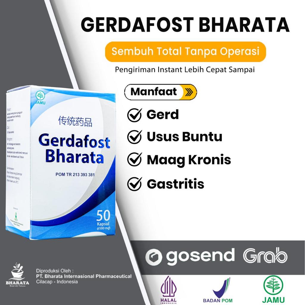 Jual Gerdafost Bharata Obat Gerd Asam Lambung Maag Kronis Usus Buntu ...