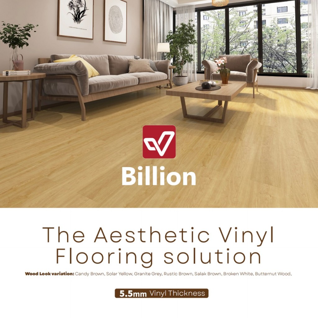 Jual SPC Billion/TODO 5.5 mm Ixpe - Vinyl Klik SPC Flooring Billion/TODO - Wood Series 165.000 ...