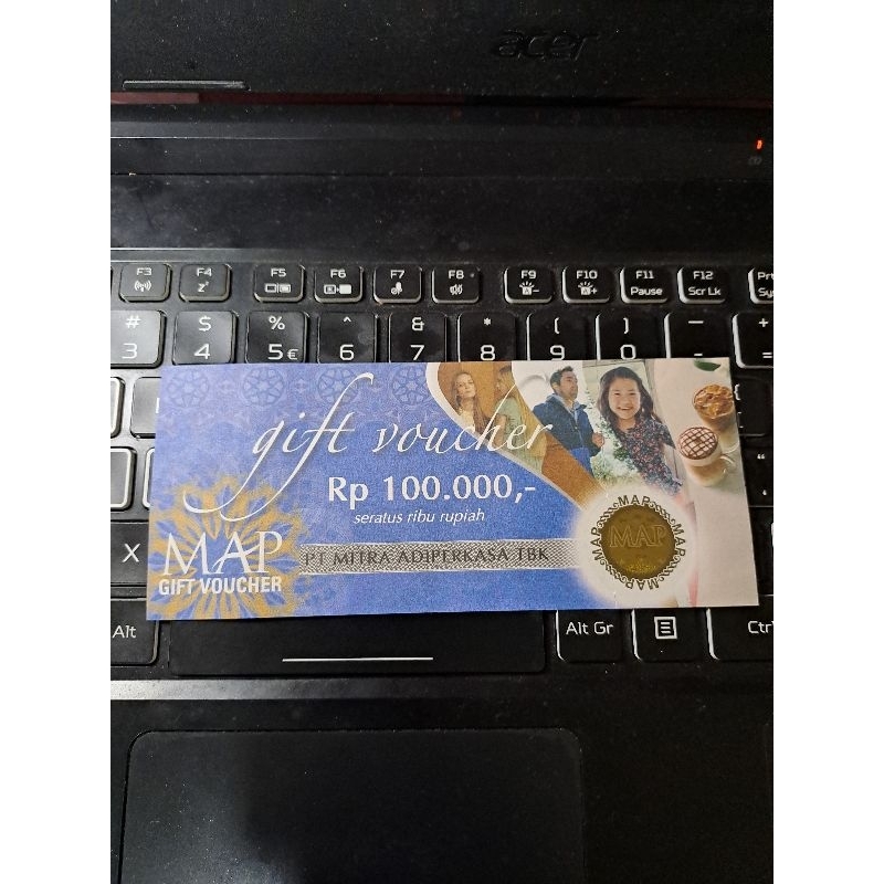 Jual MAP Gift Voucher Rs 100.000,- Seratus Ribu Ucupiah | Shopee Indonesia