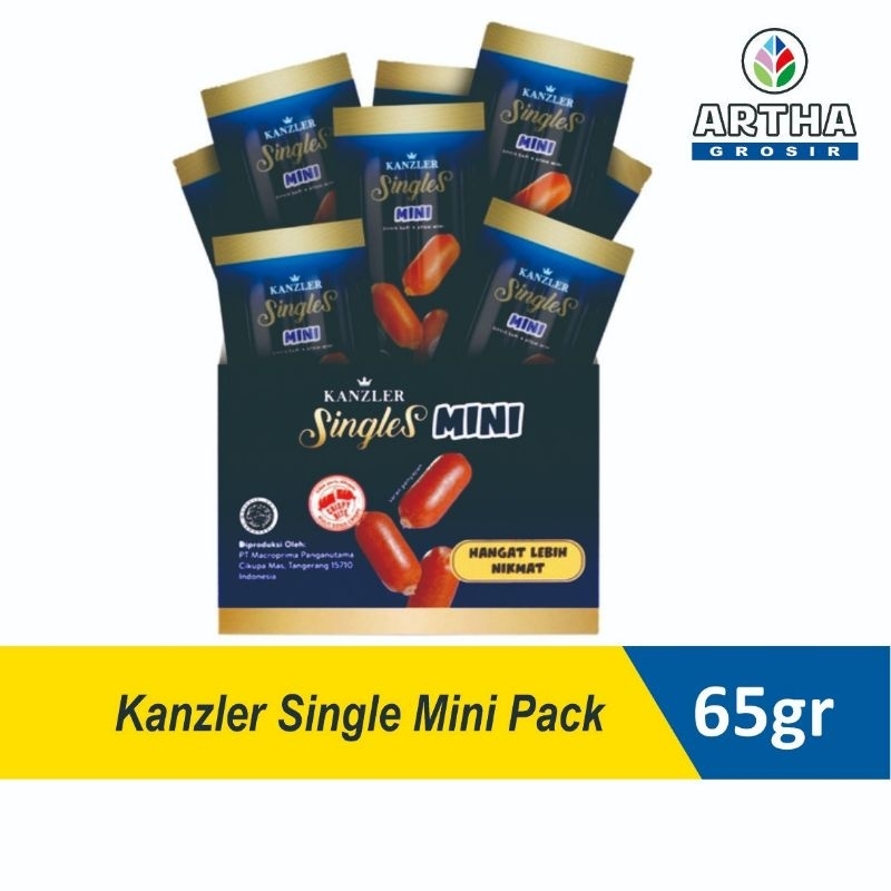 Jual KANZLER Singles Mini Pack 65 gr isi 12 pcs dus | Shopee Indonesia