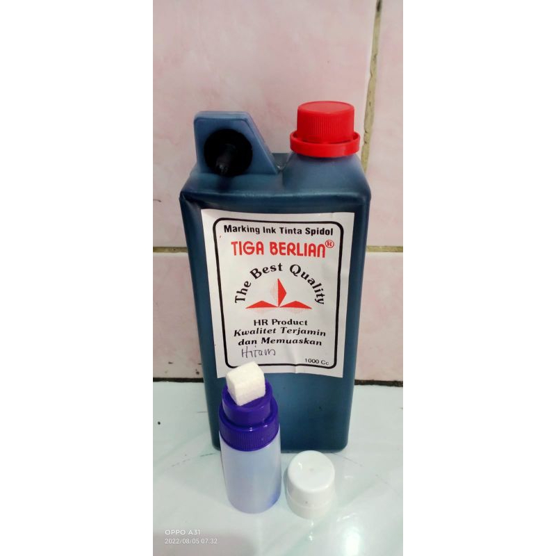 Jual Tinta permanen kandungan (mek) warna hitam (Tanpa botol spidol ...