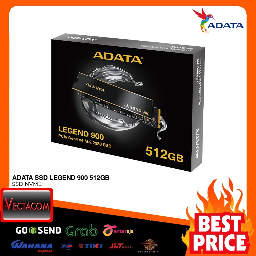 Jual SSD ADATA LEGEND 900 512GB M.2 NVME PCIe Gen4x4 - Up to 6,200MB/s ...