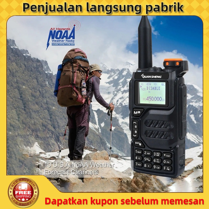 Jual 【Titik pabrik】HT QUANSHENG UV5R Radio Komunikasi UV 5R 5 Watt Dual Band Garansi 1 tahun ...