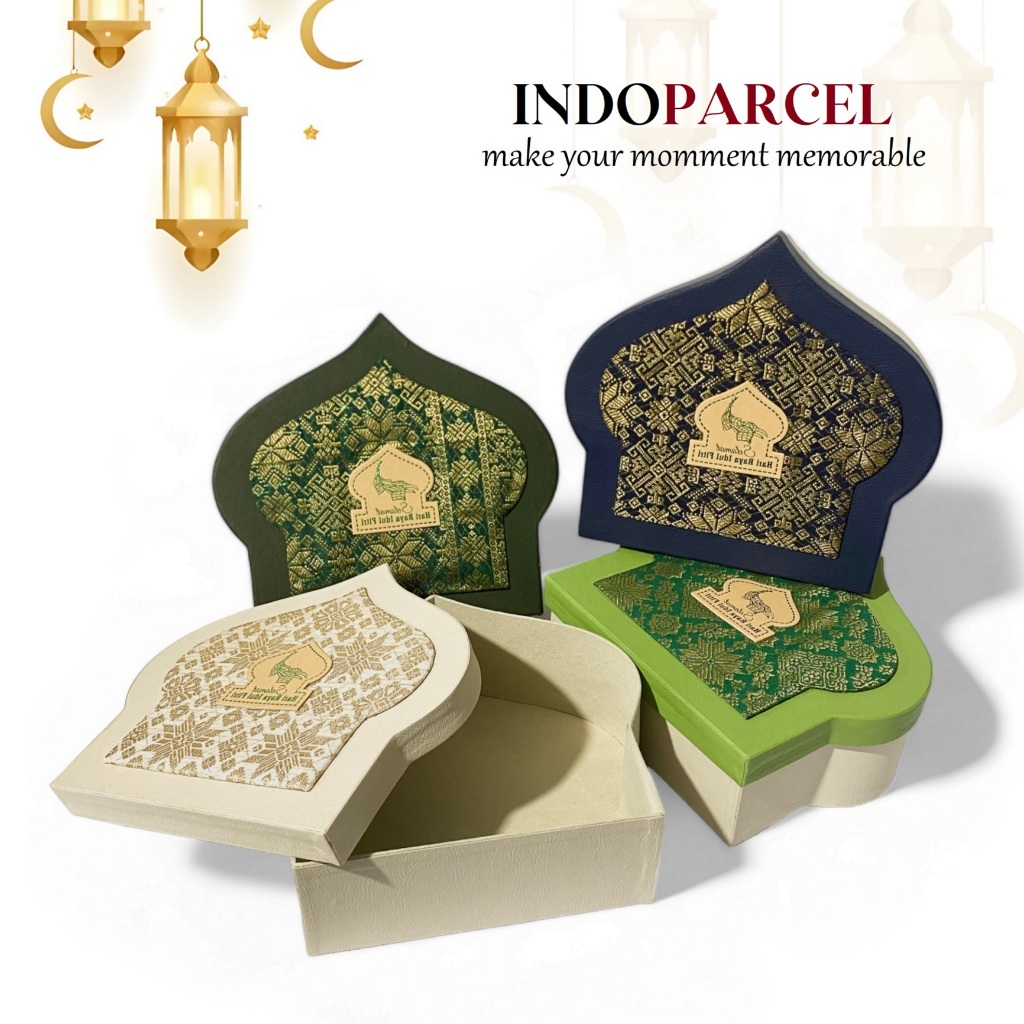 Jual INDOPARCEL - Hard Box Songket Edisi Lebaran Model Kubah Box ...