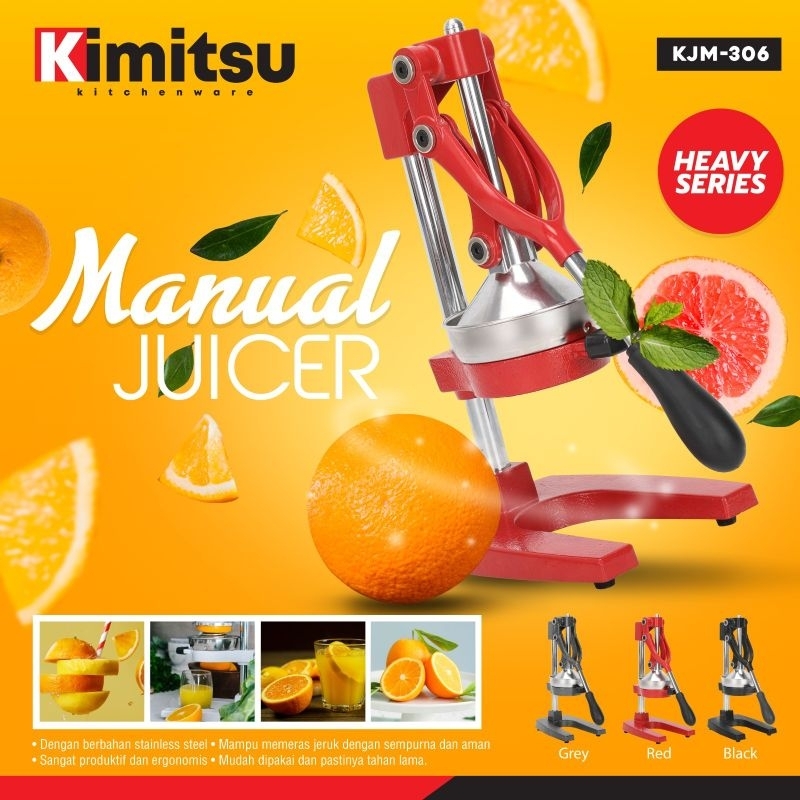 Jual KIMITSU Alat perasan jeruk manual stainless steel | Shopee Indonesia