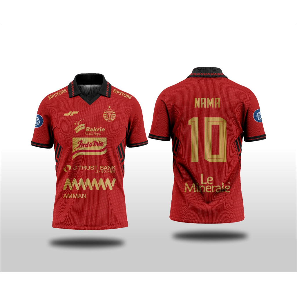 Jual JERSEY PERSIJA RED AND GOLD VERSI 2024-2025 GRATIS REQUEST NAMA ...