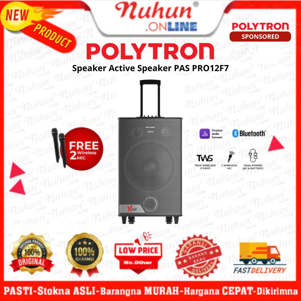 Jual Polytron Speaker Aktif Portable PAS PRO12F7 | Shopee Indonesia