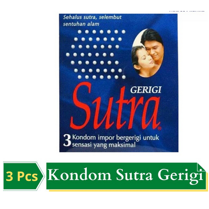 Jual Kondom Sutra G3rigi (Biru) Original kemasan 3 pcs | Shopee Indonesia