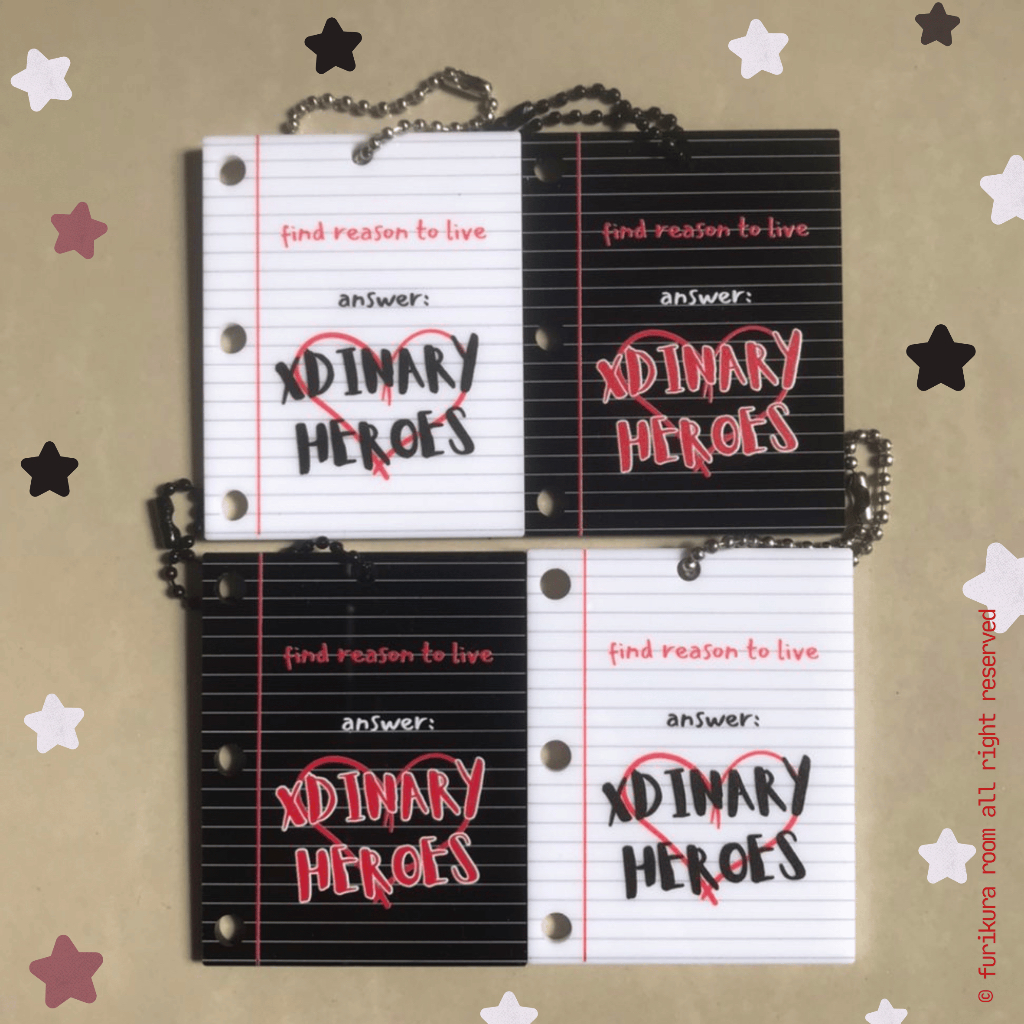 Jual [sample sale - read desc] notebook keychain xdinary heroes ...