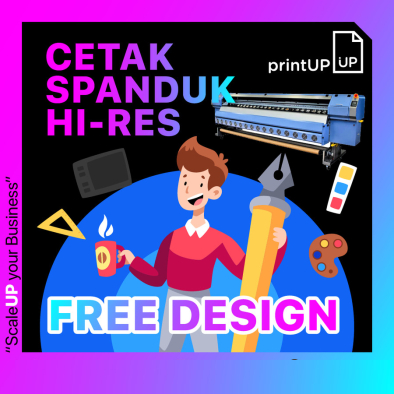 Jual CETAK SPANDUK CUSTOM - FREE DESIGN /GRATIS DESAIN/ BANNER FLEXY ...