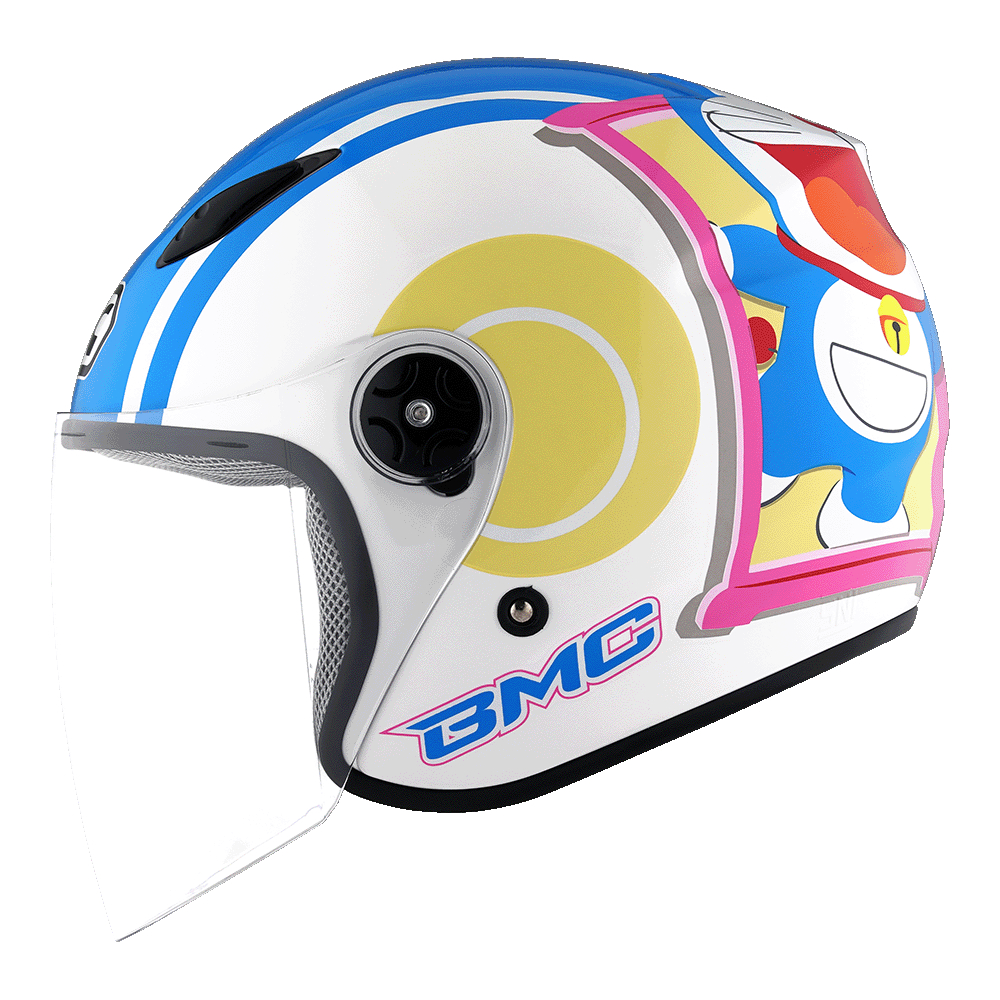 Jual HELM BMC MILAN DORAEMON FUTURE - WHITE | Shopee Indonesia