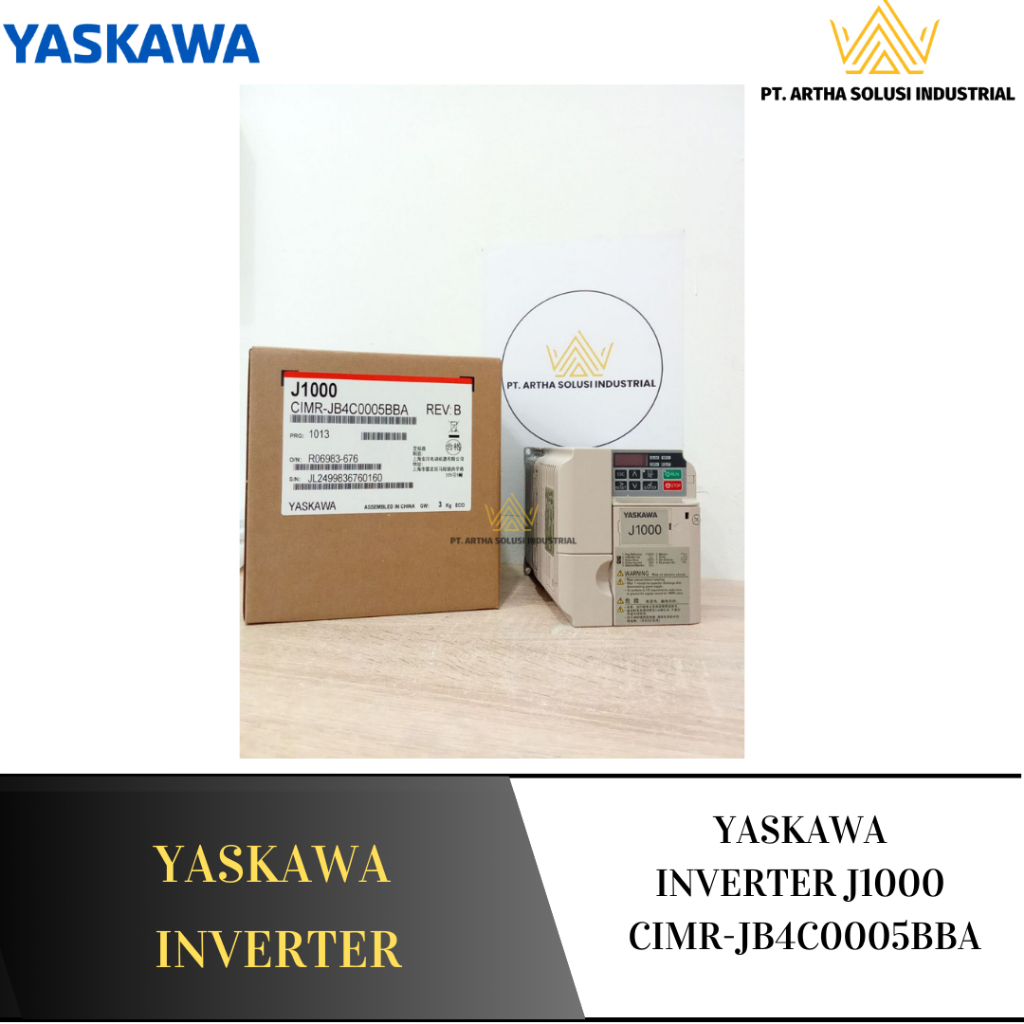 Jual YASKAWA INVERTER J1000 CIMR-JB4C0005BBA | Shopee Indonesia