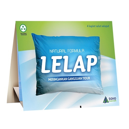 Jual Lelap Obat Herbal Terstandar Meringankan Gangguan tidur strip isi ...