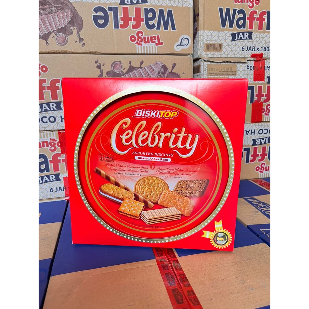 Jual biskitop celebrity 700 gram 1 dus isi 6 kaleng | Shopee Indonesia