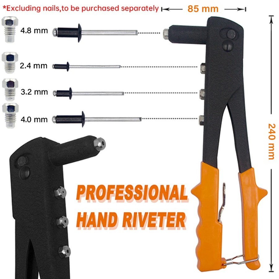 Jual Tang Manual Pengencang Baut Mur Paku Rivet Gun Nut Plier 2.4 mm 3. ...