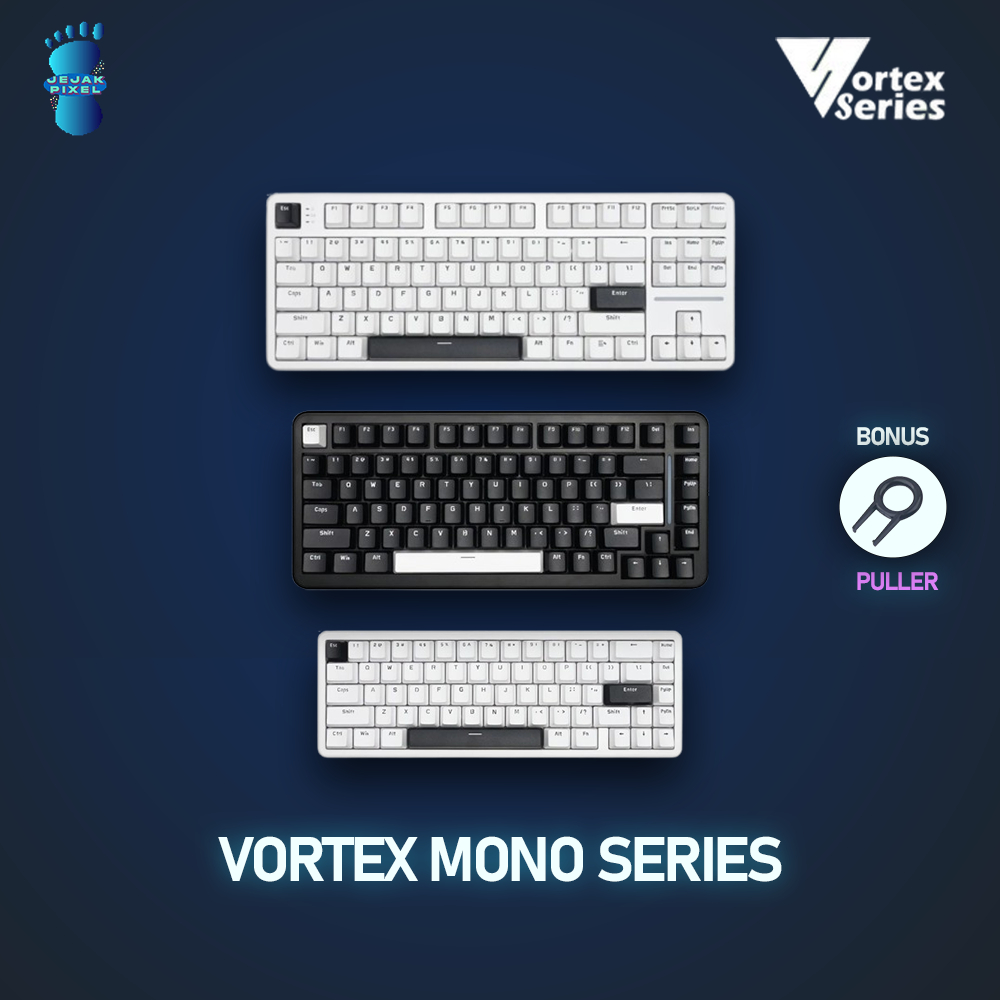 Jual VortexSeries Mono Series Wired Gasket Mount Mechanical Keyboard 65 ...