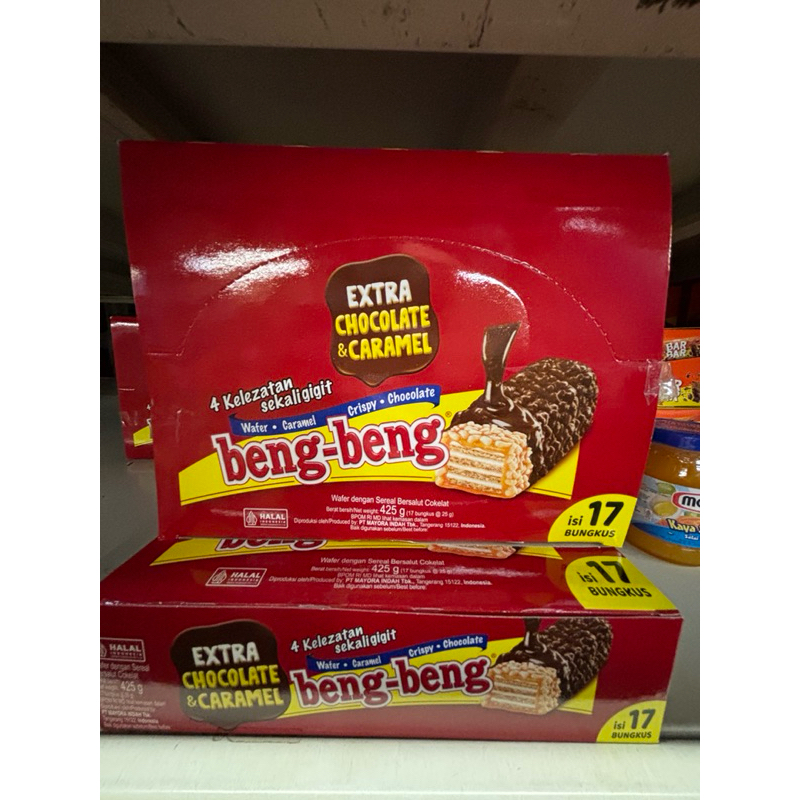 Jual Beng-Beng Wafer Chocolate Box isi 17/box | Shopee Indonesia
