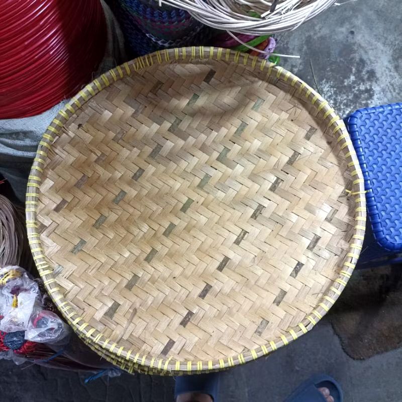Jual Nyiru Bulat/Tampah diameter Timpah Bambu Tumpeng | Shopee Indonesia