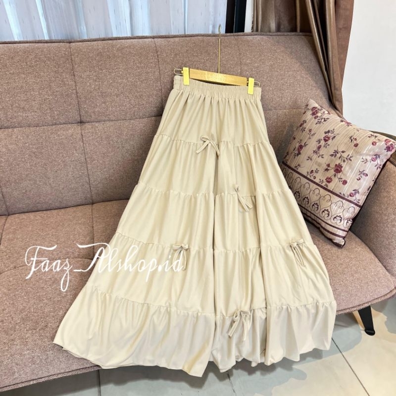 Jual Rok susun 5 aksen pita New - Rok susun pita (193) | Shopee Indonesia
