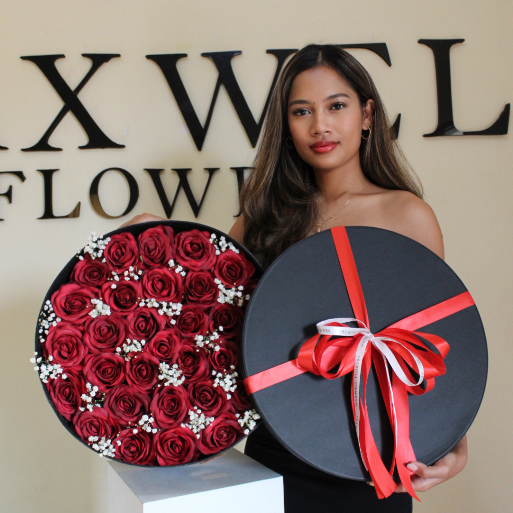 Jual Hadiah valentine's day box bunga jumbo roses mawar cantik import ...