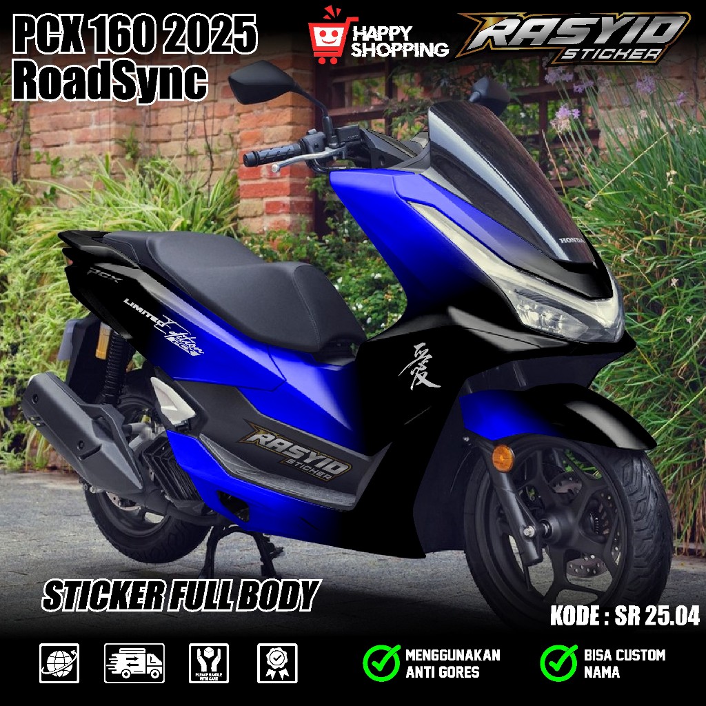 Jual COD Sticker Decal Full Body Honda PCX 160 Road Sync 2025 Decal ...
