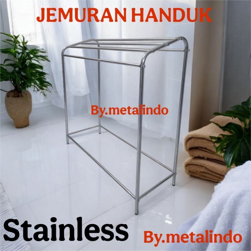 Jual Jemuran Handuk Stainless Rak Handuk Anti Karat Jemuran Handuk Kuat ...