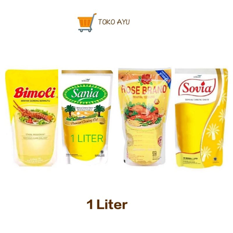 Jual Minyak goreng refil ( Bimoli ,Sania Rose brand,Sofia ) kemasan 1 ...