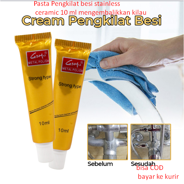 Jual Pasta Pengkilat besi stainless ceramic 10 ml mengembalikkan kilau ...