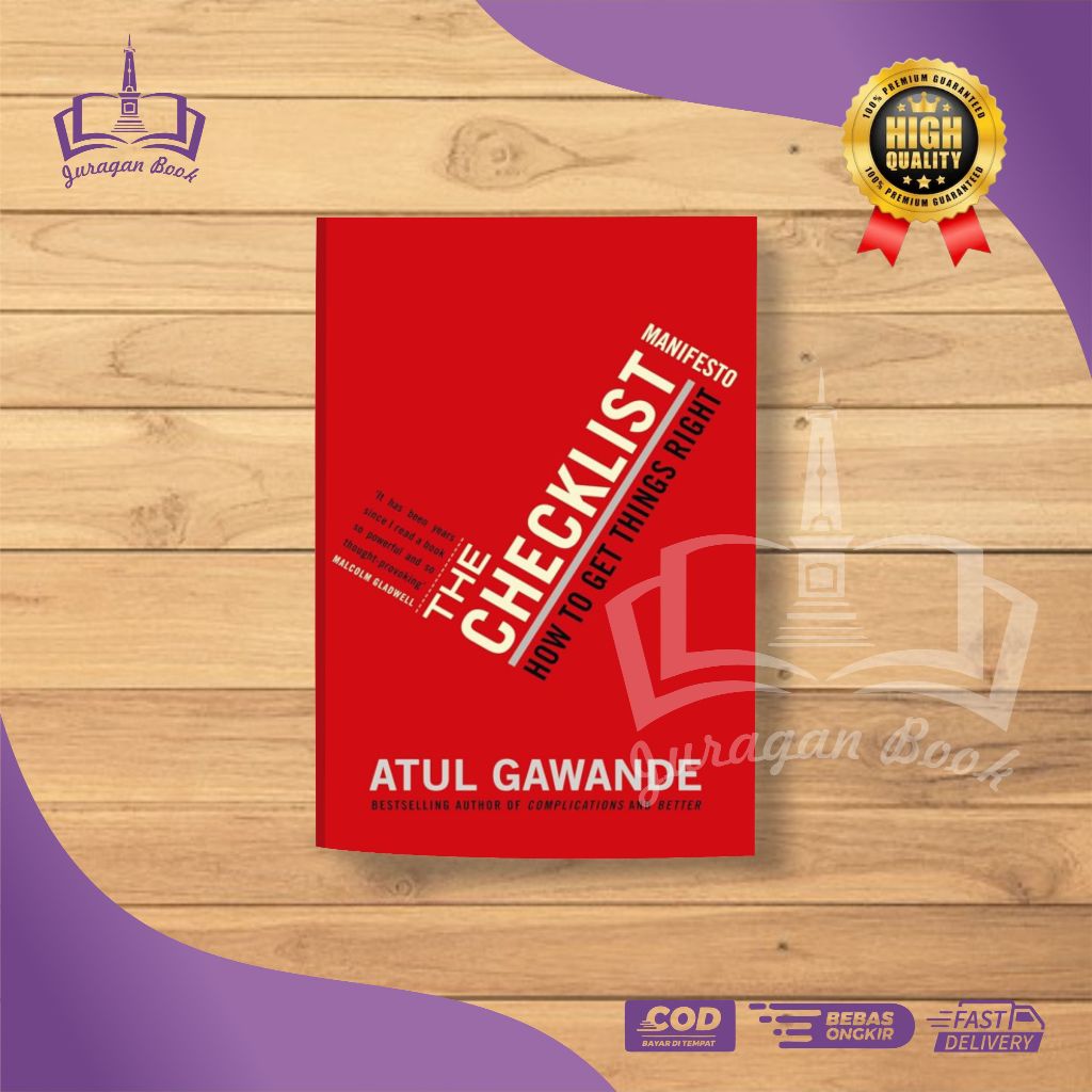 Jual The Checklist Manifesto by Atul Gawande (English) | Shopee Indonesia