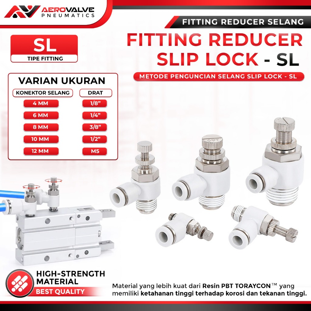 Jual Aerovalve - MSL FITTING Pneumatic SPEED FLOW CONTROL | Shopee ...