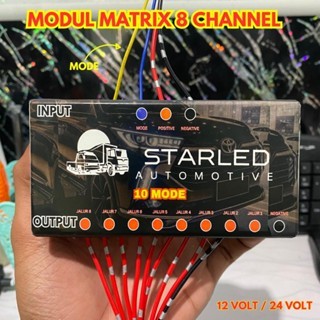 Jual MODUL MATRIX 8 CHANEL 10 MODE INPUT OUTPUT 12 VOLT DAN 24 VOLT ...