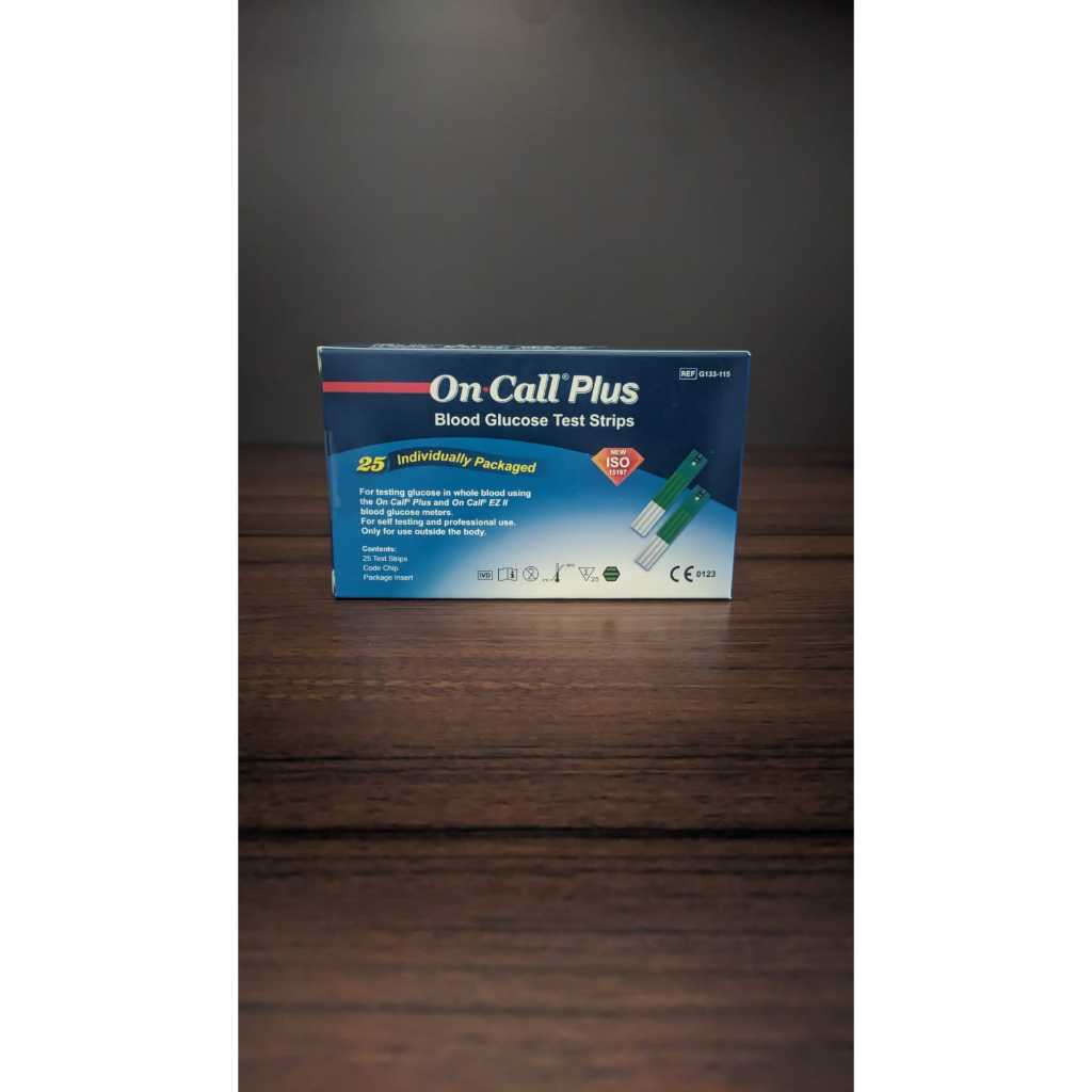 Jual On Call Glucose strip / Strip gula on call plus single package ...