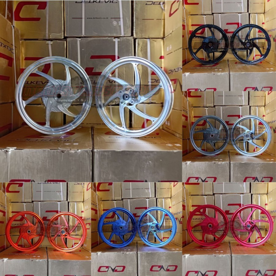 Jual VELG RACING DELKEVIC MODEL 6 STAR NMAX NEW / NMAX OLD (R13 ...
