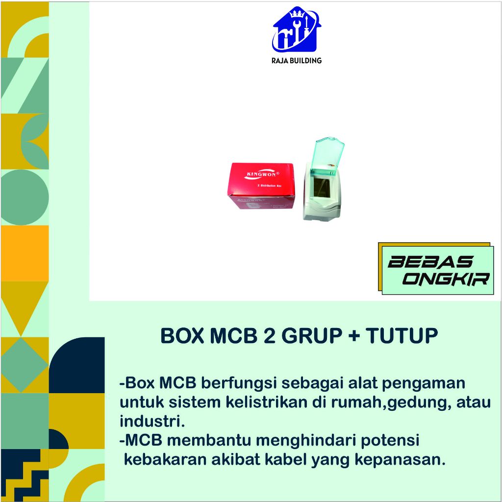 Jual BOX MCB 2 GRUP PLUS TUTUP/BOX MCB TUTUP/PANEL MCB | Shopee Indonesia
