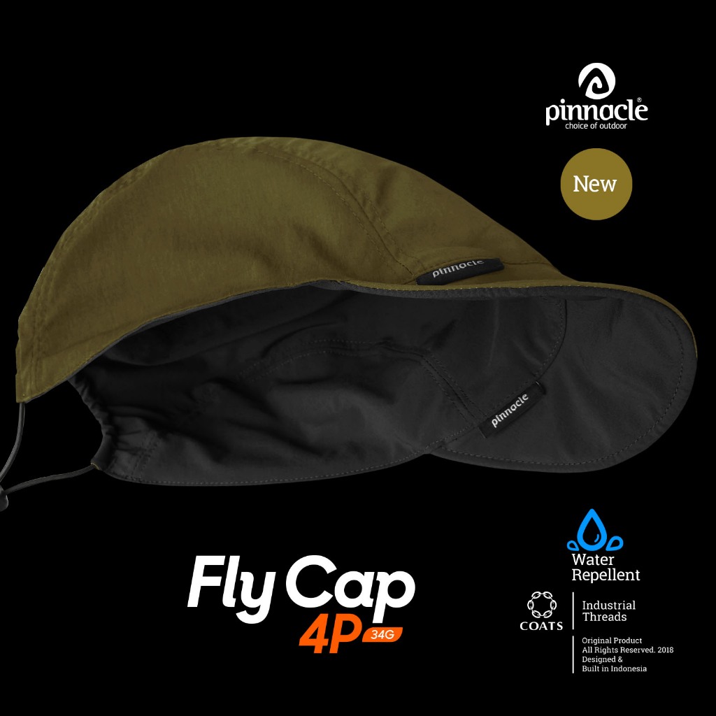 Jual Pinnacle Pro Official Fly Cap 4P - Olive Black | Shopee Indonesia